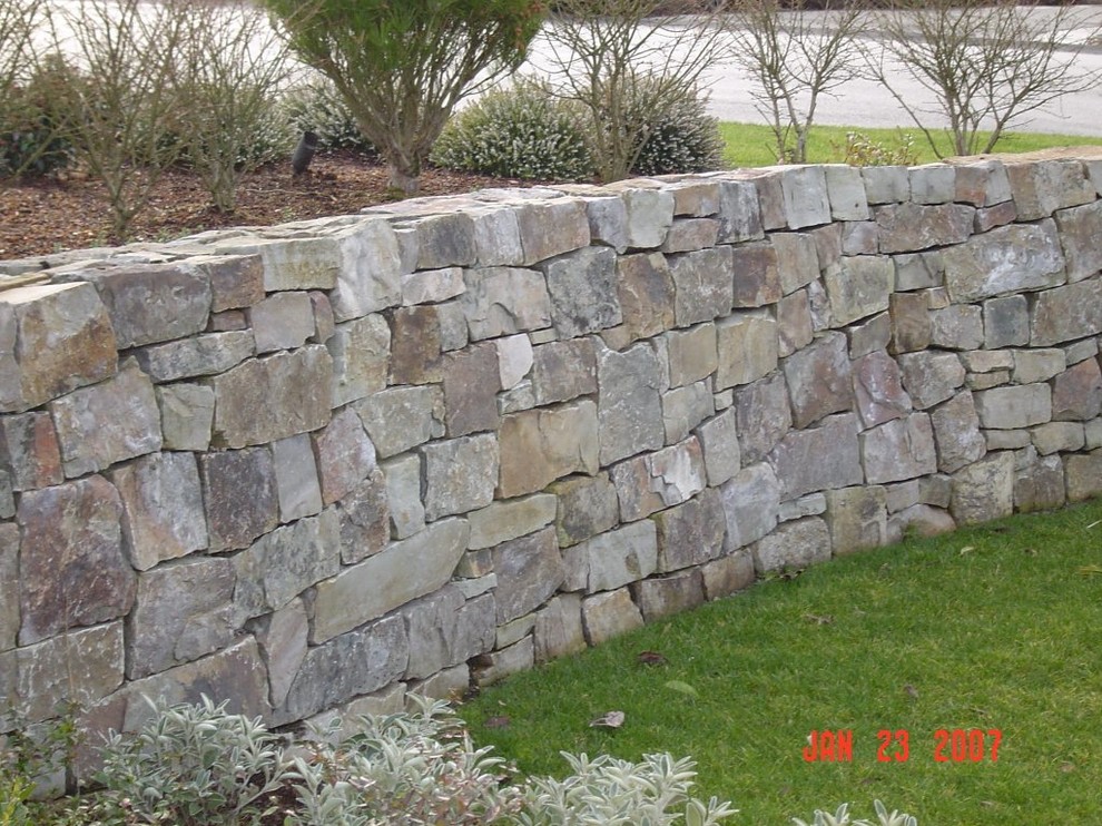 Canyon Creek Drystack - Landscape - Seattle - by Marenakos Rock Center ...
