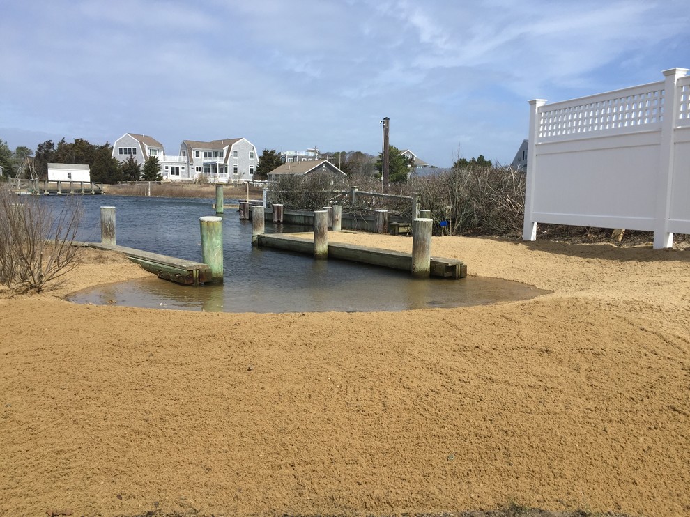 Cape Cod Coastal/Bulkhead Restoration - Beach Style - Landscape ...
