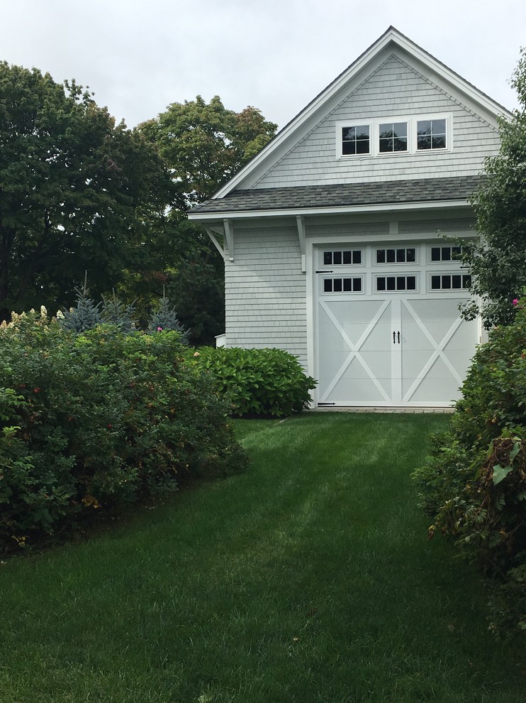Carriage house driveway - Farmhouse - Landscape - Burlington - by ...