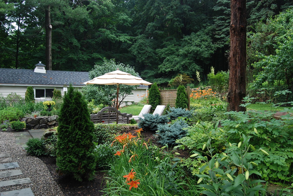 Casual European Garden - Farmhouse - Landscape - New York - by Design ...