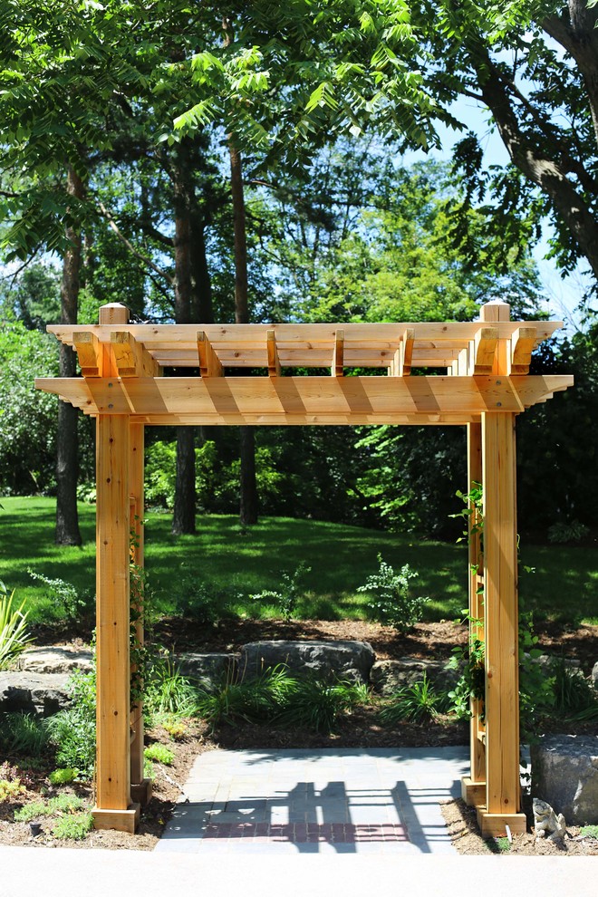 Cedar Arbour Entry - Traditional - Landscape - Toronto - by Heritage ...