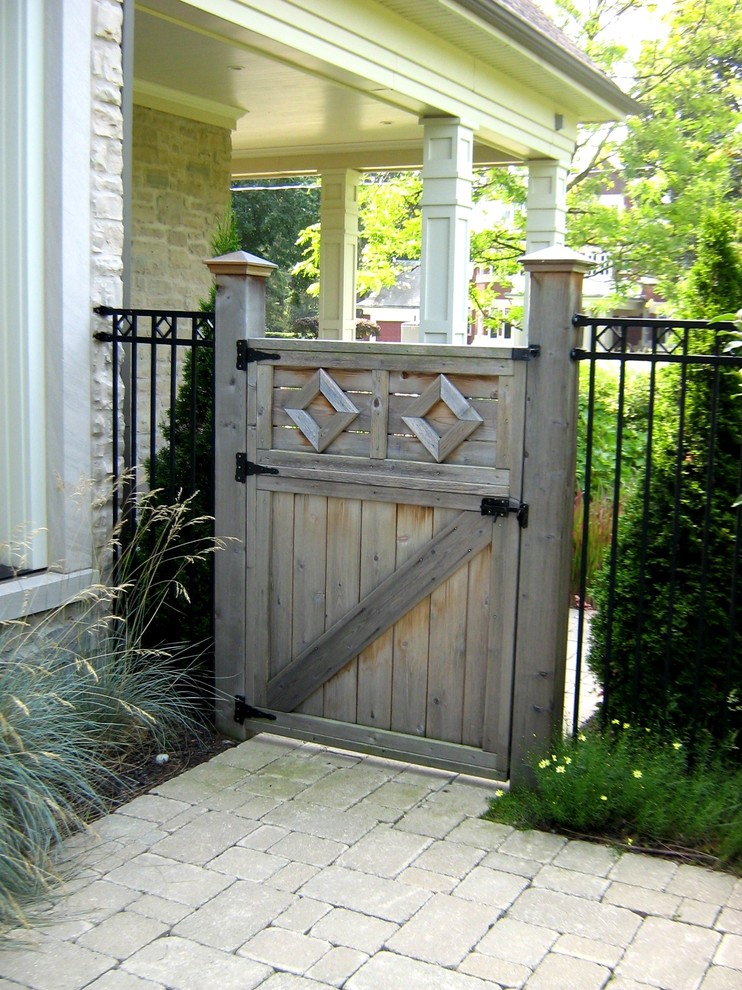 Cedar Gate with Details - Traditional - Landscape - Toronto - by ...