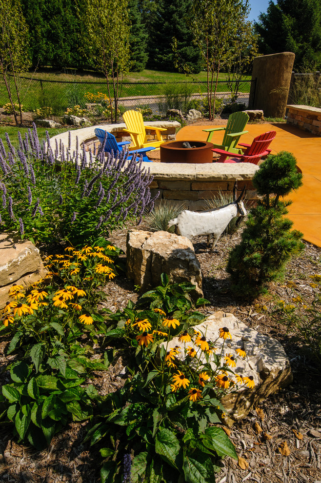 Southwestern Backyard - Cedarburg - Southwestern - Landscape ...
