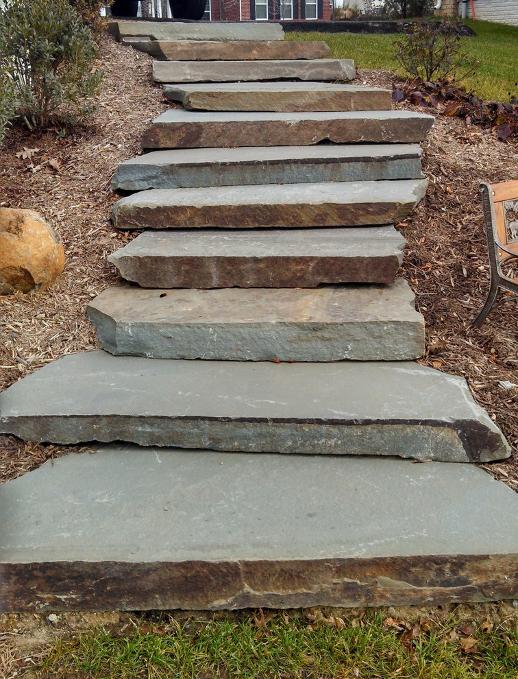 Chantilly - Boulder Steps, Flagstone Walkways, and Landscaping ...