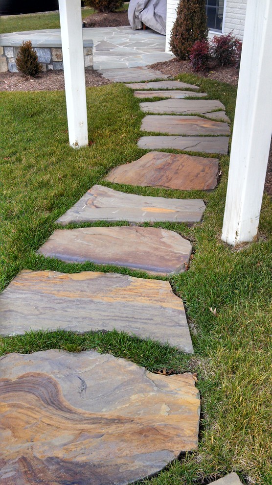 Chantilly - Boulder Steps, Flagstone Walkways, and Landscaping ...