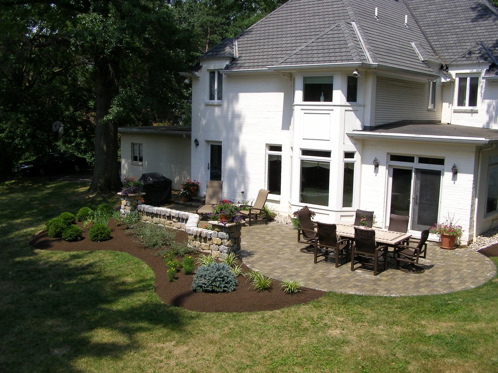 Charming Rear Patio - Traditional - Landscape - Cincinnati - by J.R ...