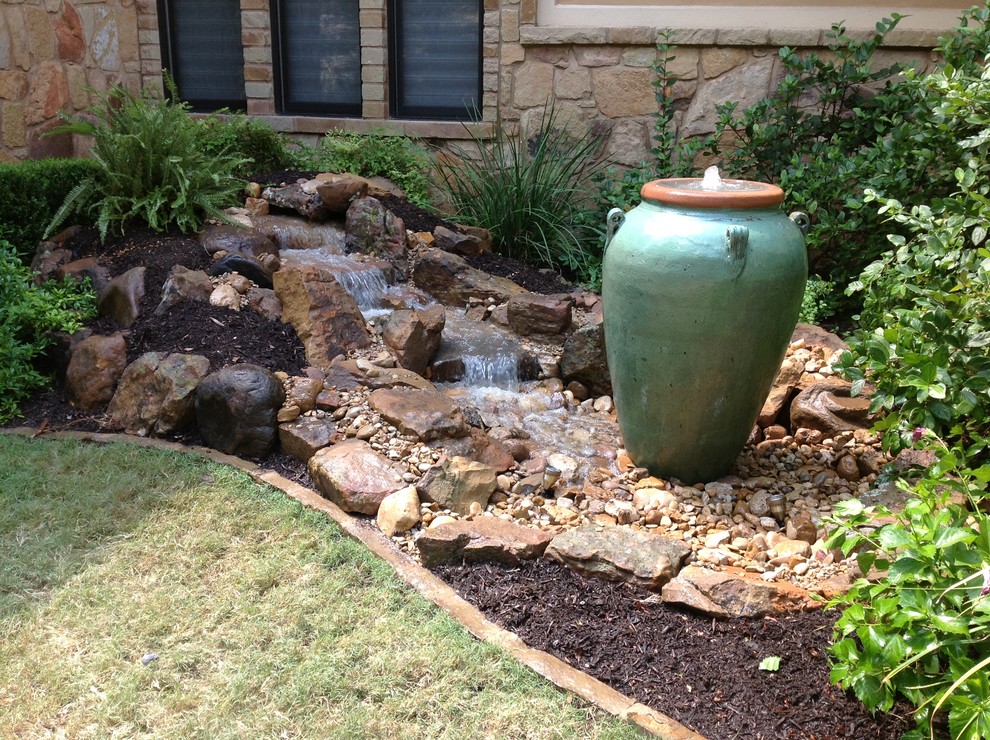 Christa's Front Yard Waterfall and Bubbling Urn Water Feature ...
