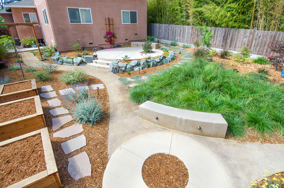 Circling 'Round The Garden - Transitional - Landscape - San Francisco ...