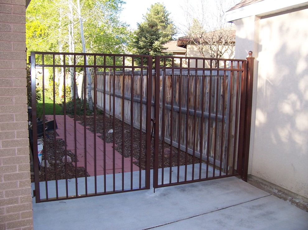 Classic Driveway Gate - Traditional - Landscape - Salt Lake City - by ...