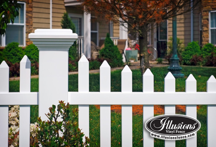 Classic Illusions Vinyl Fence - Traditional - Landscape - New York - by ...