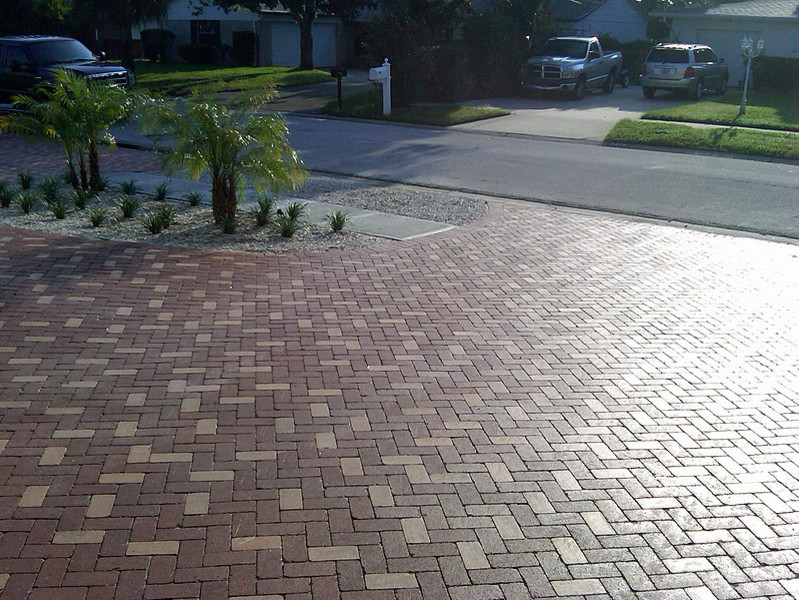 Clay Hardscapes - Traditional - Landscape - Tampa - by BCI Border ...