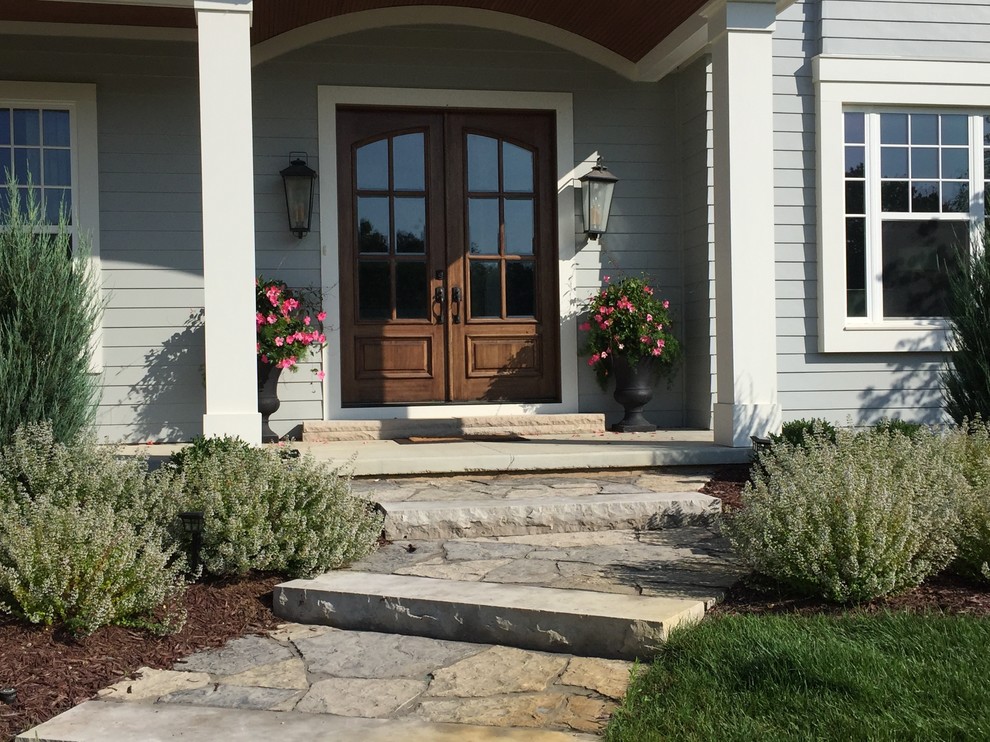 Close up View of Front Entry - Modern - Landscape - Detroit - by DC ...