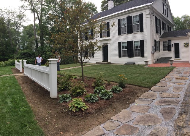 Colonial Front Yard - Traditional - Garden - Boston - by Laura Campbell ...