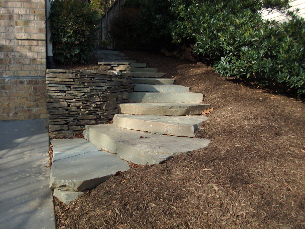 Colonial Slab Steps Alexandria - Traditional - Landscape - DC Metro ...