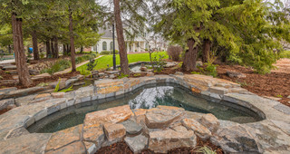 Colonial Style Pool House - Traditional - Landscape - Sacramento - by ...