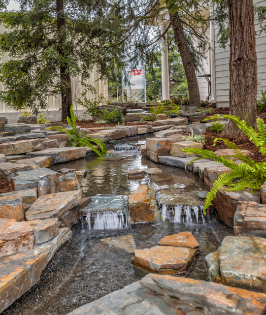 Colonial Style Pool House - Traditional - Garden - Sacramento - by ...