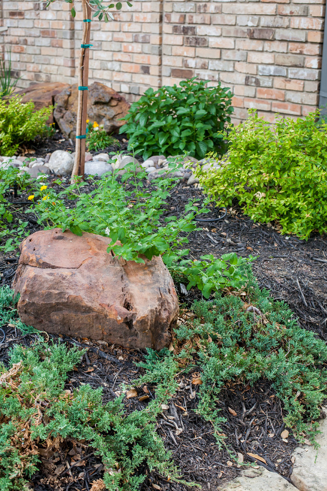 Colorful + Lush Rock Garden - Eclectic - Landscape - Dallas - by Blue ...
