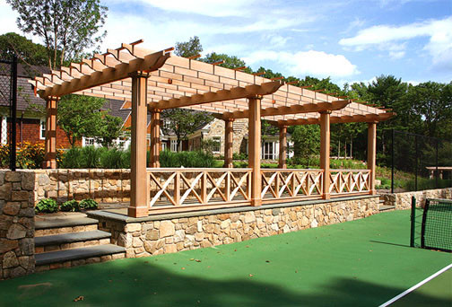 Commercial Pergolas - Traditional - Landscape - Boston - by Trellis ...