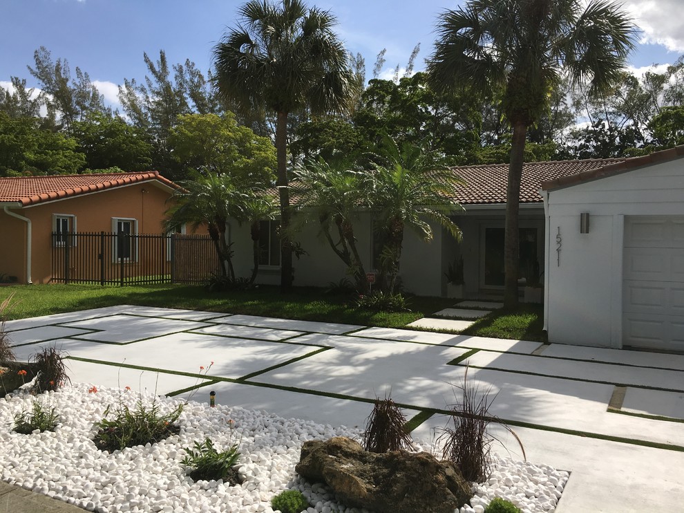 Concrete Slabs Unique Design by Shosh - Contemporary - Landscape ...