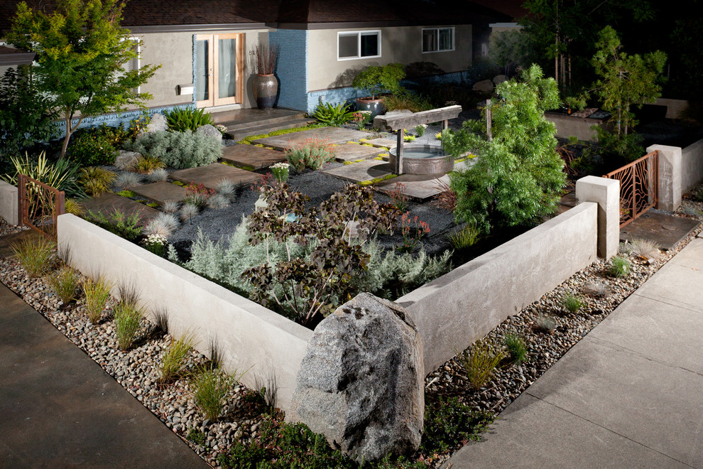 Contemporary Asian Front Yard - Landscape - Other - by Jake Moss ...