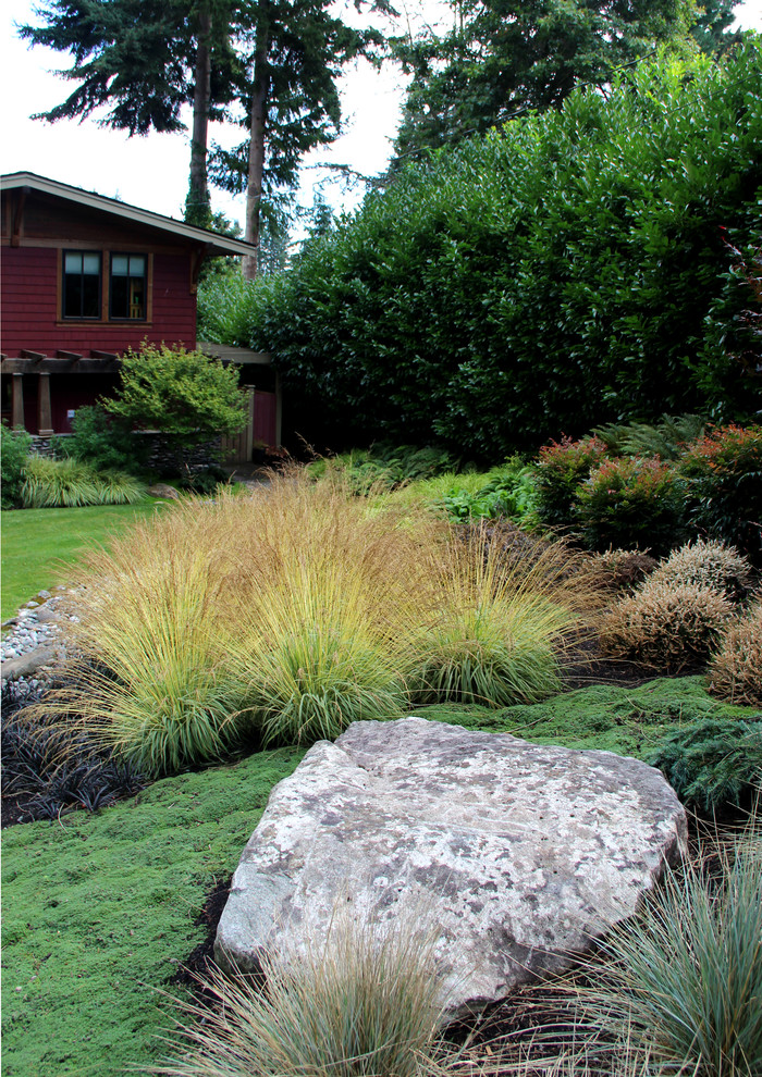 Contemporary Craftsman, Bainbridge Island, WA - Craftsman - Landscape ...