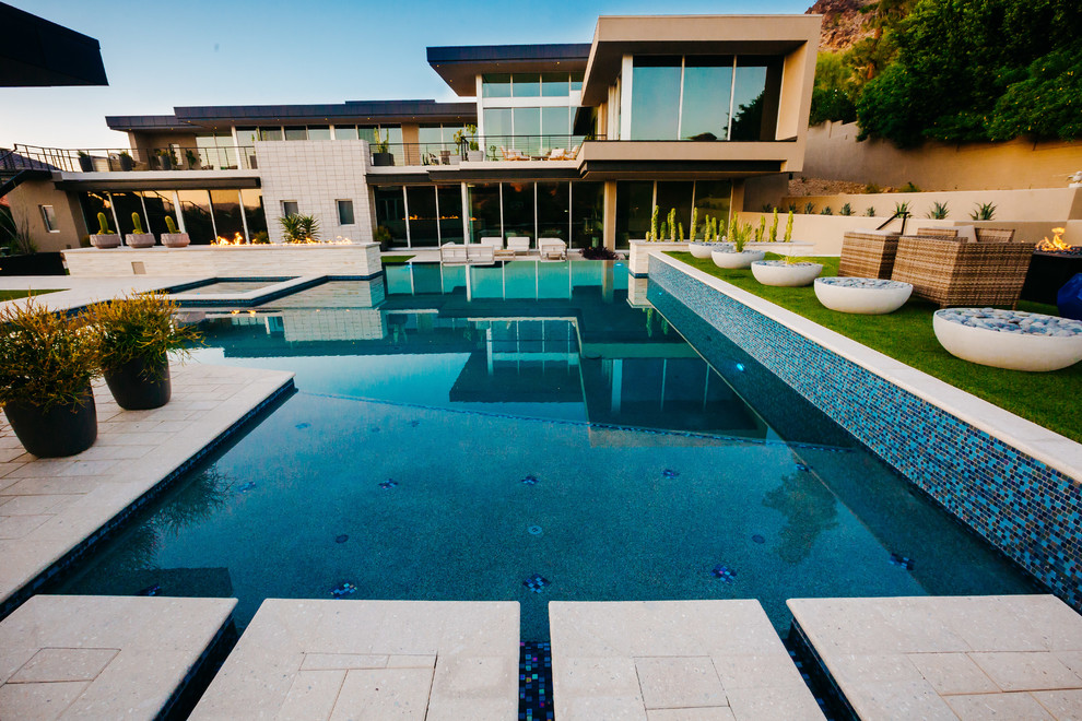 Contemporary Desert Fairways | Pool - Contemporary - Pool - Phoenix ...