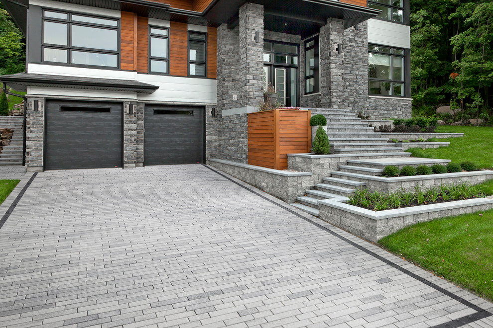 Contemporary Driveway - Contemporary - Landscape - Other | Houzz