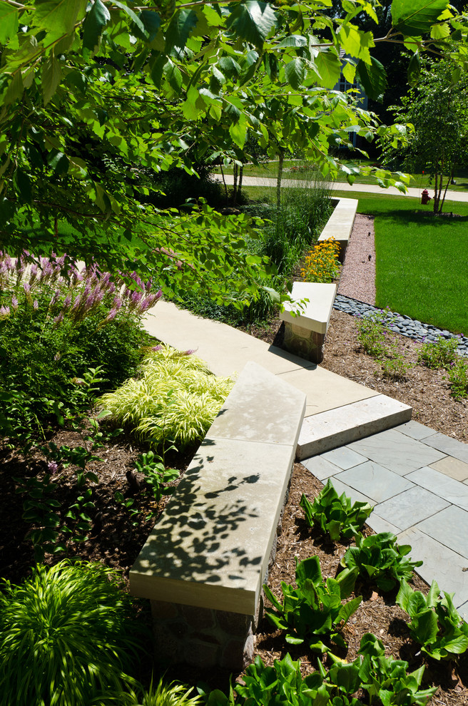 Contemporary Craftsman Front Walk - Brookfield - Contemporary ...