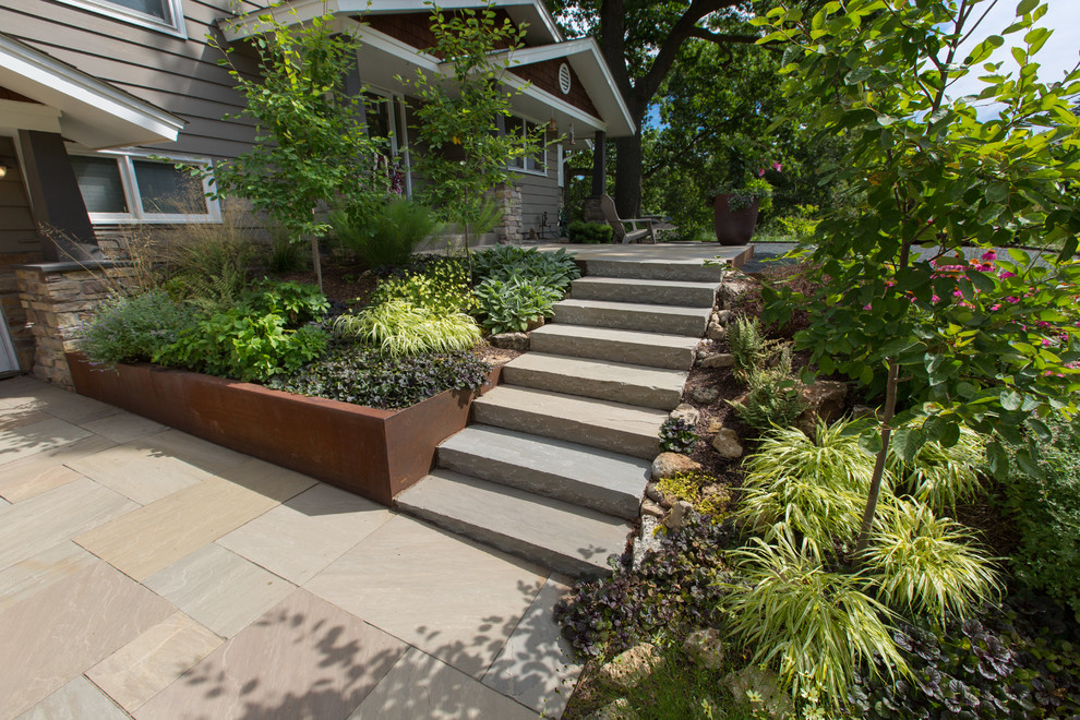 Contemporary Front Yard Meadow - Transitional - Landscape - Minneapolis ...