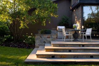 Contemporary Outdoor Steps - Contemporary - Landscape - Chicago - by ...