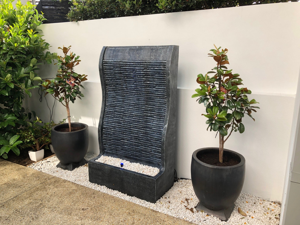 Cottesloe Courtyard Water Feature - Mediterranean - Landscape - Perth ...