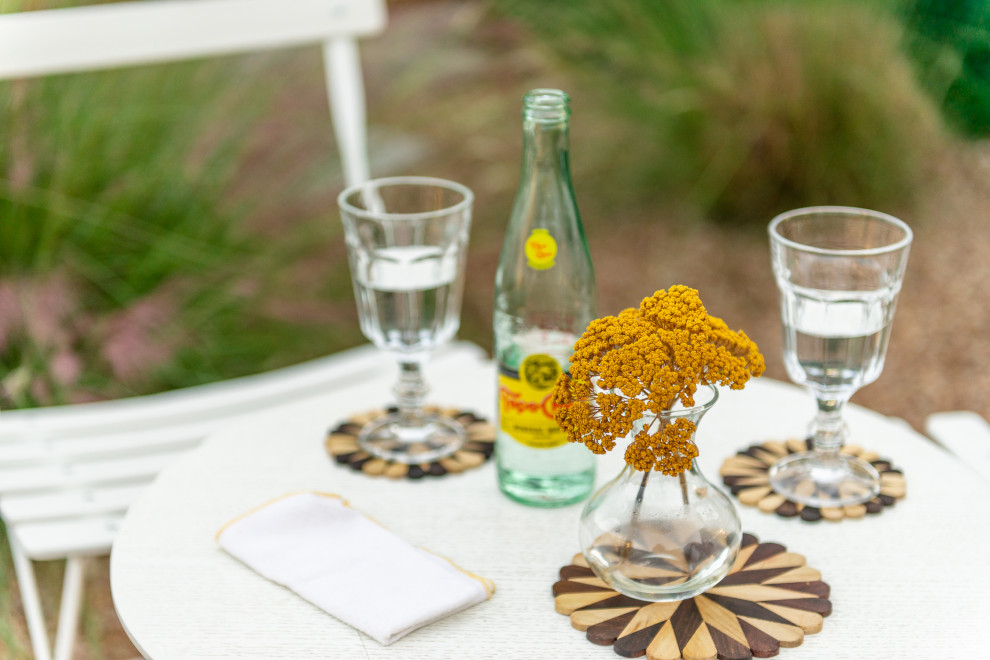 Courtyard Dining - Contemporary - Landscape - Austin - by Eden Garden ...