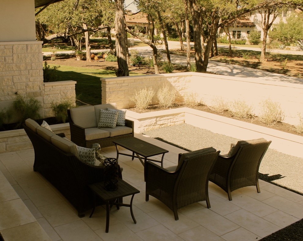 Courtyard Seating Area - Contemporary - Patio - Austin - by GreenScapes ...
