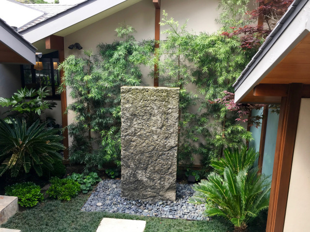 Courtyard Water Feature - Asian - Garden - Los Angeles - by Design ...