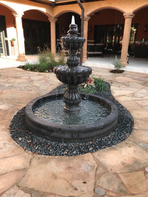 Courtyard Water Feature - Mediterranean - Garden - Other - by Maldonado ...