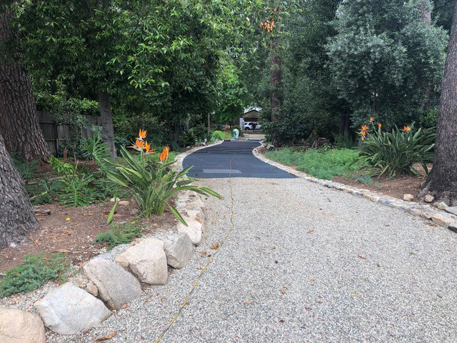 Cracked Concrete, converted to a Stabilized & Eco-Friendly Gravel ...