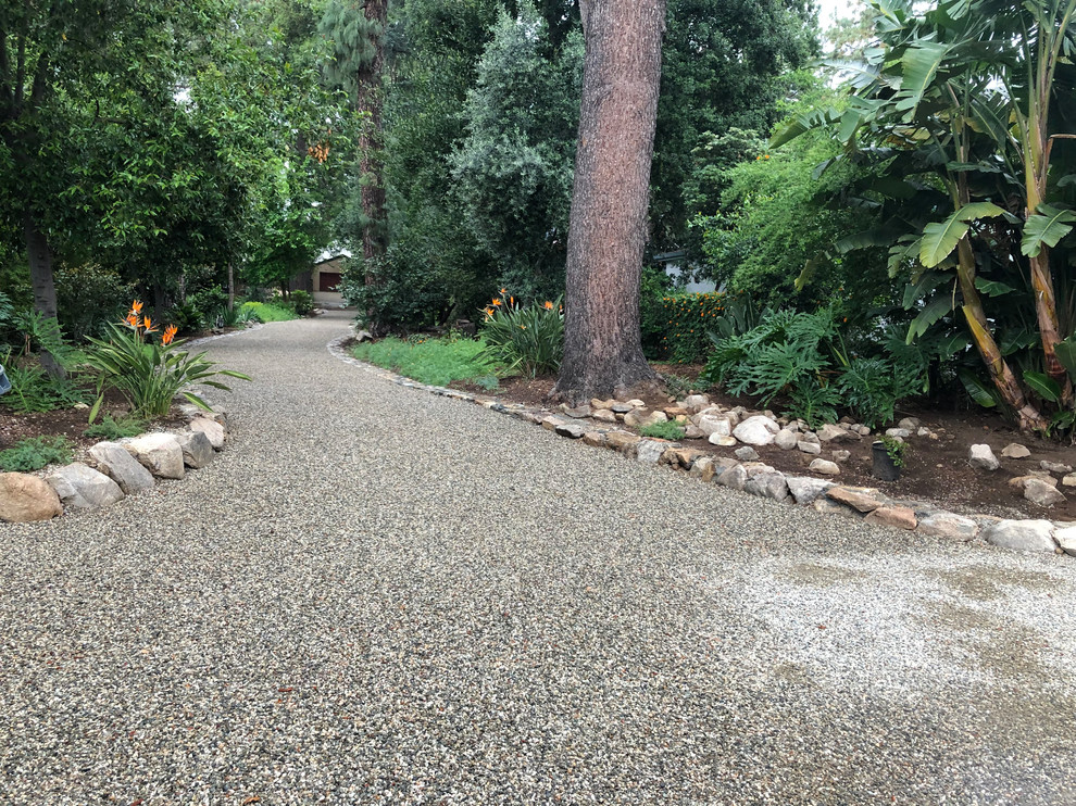 Cracked Concrete, converted to a Stabilized & Eco-Friendly Gravel ...
