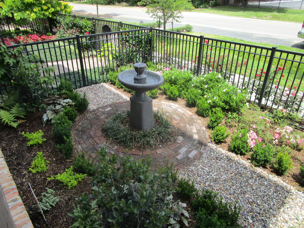Creating a Courtyard with Southern Charm - Victorian - Landscape ...