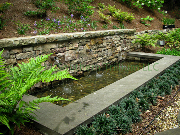 Custom 3 Spout Fountain - Modern - Landscape - Atlanta - by Southern ...
