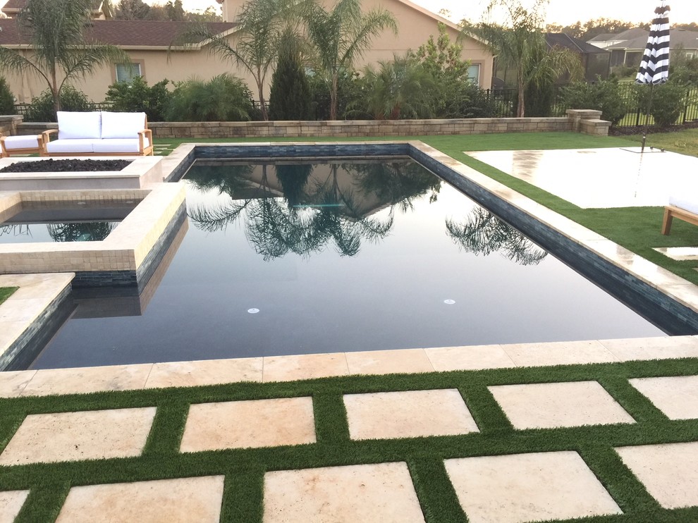 Custom Artificial Turf Installation - Tropical - Landscape - Tampa - by ...