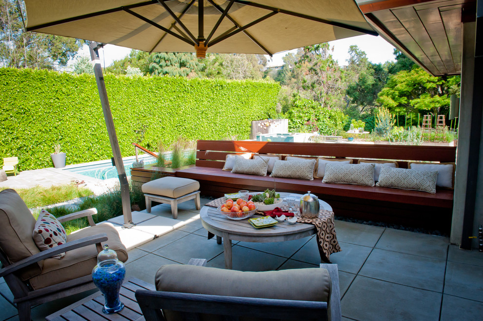 Custom Built-In Seating - Modern - Landscape - Los Angeles - by FormLA ...