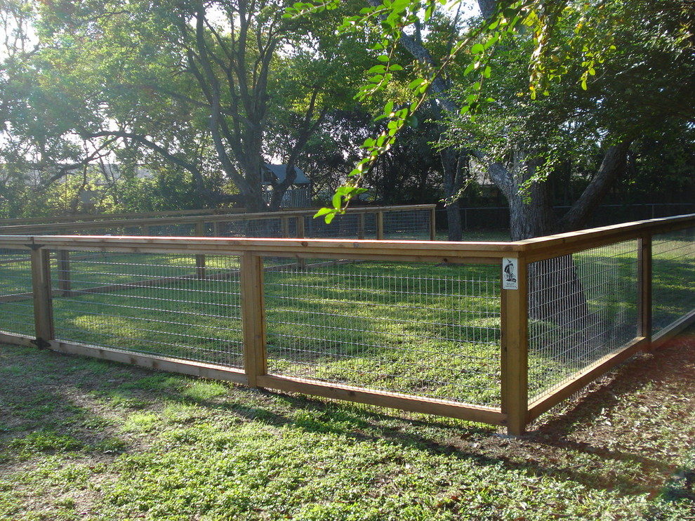 Custom Bull Panel Fence - Jardin - Austin - par VIKING FENCE CO | Houzz