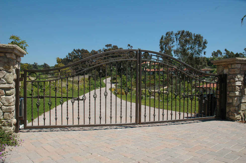 Custom Driveway Gates from our Ornamental Collection - Mediterranean ...