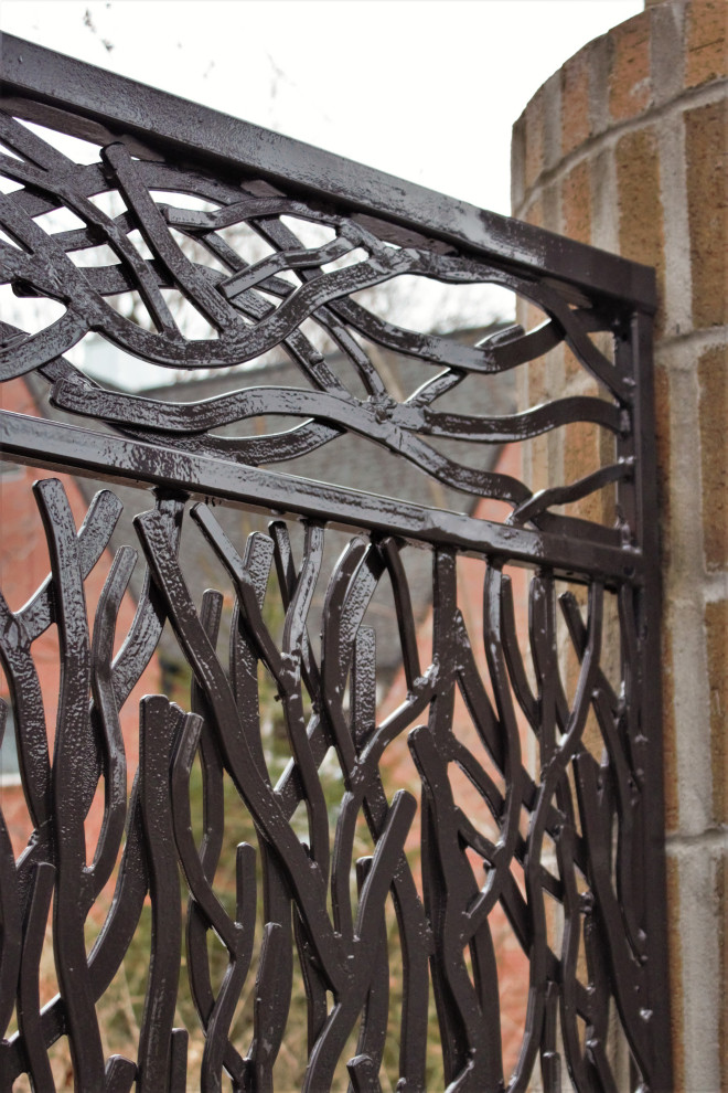 Custom Metal Fencing - Contemporary - Landscape - Detroit - by Great ...