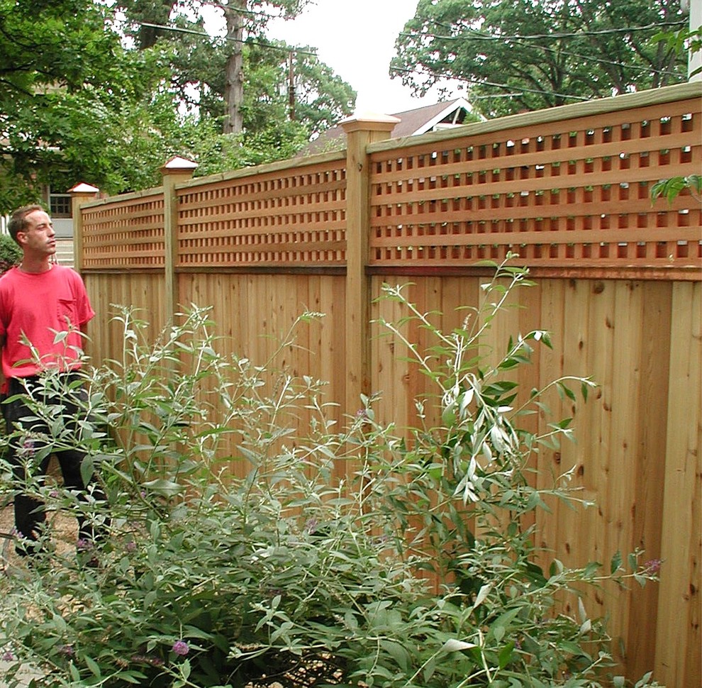 custom privacy fence detail - Traditional - Landscape - DC Metro - by ...