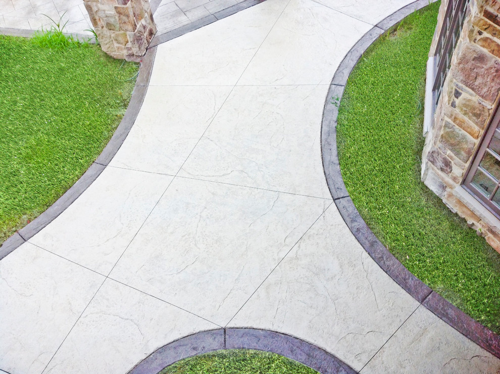 Custom Stamped Concrete - Traditional - Landscape - Other - by Master ...