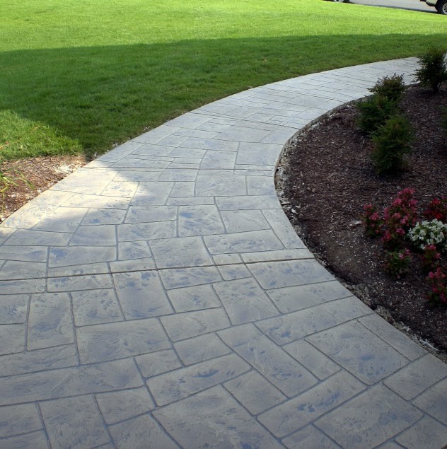 Stamped Concrete Walkway Designs
