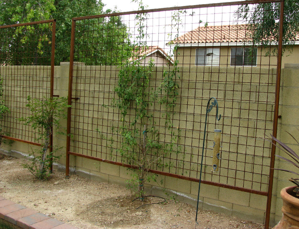 Custom Steel Trellises - Landscape - Phoenix - by Showcase Stone ...