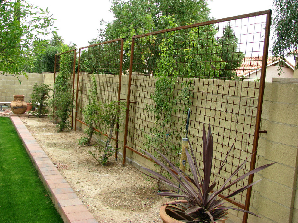 Custom Steel Trellises - Landscape - Phoenix - by Showcase Stone ...