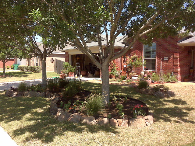 Custom Stone & Concrete - Traditional - Garden - Dallas - by Texas Tree ...